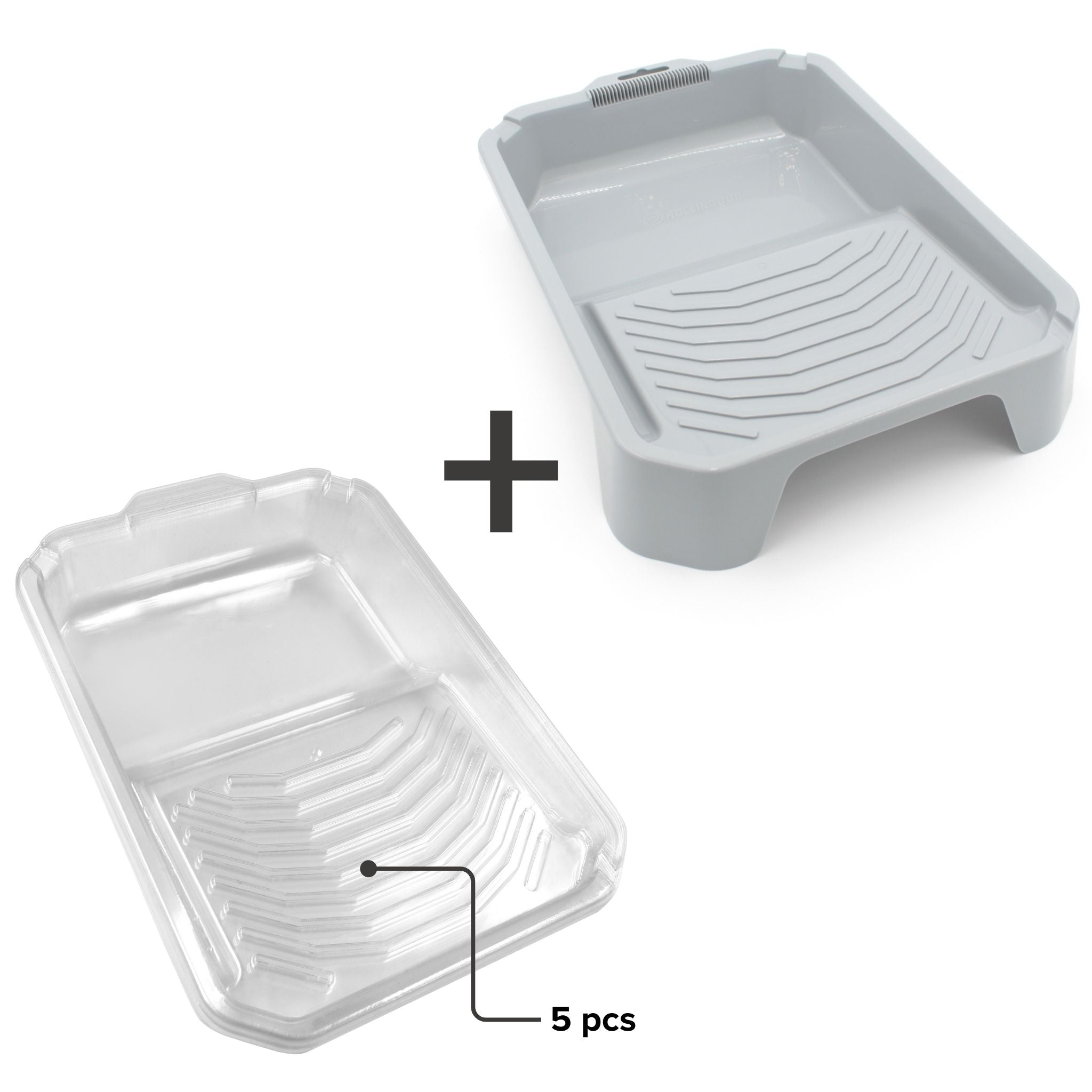 9" Paint Tray and Disposable Liners (5 pcs) Set – DIY Painting Supply