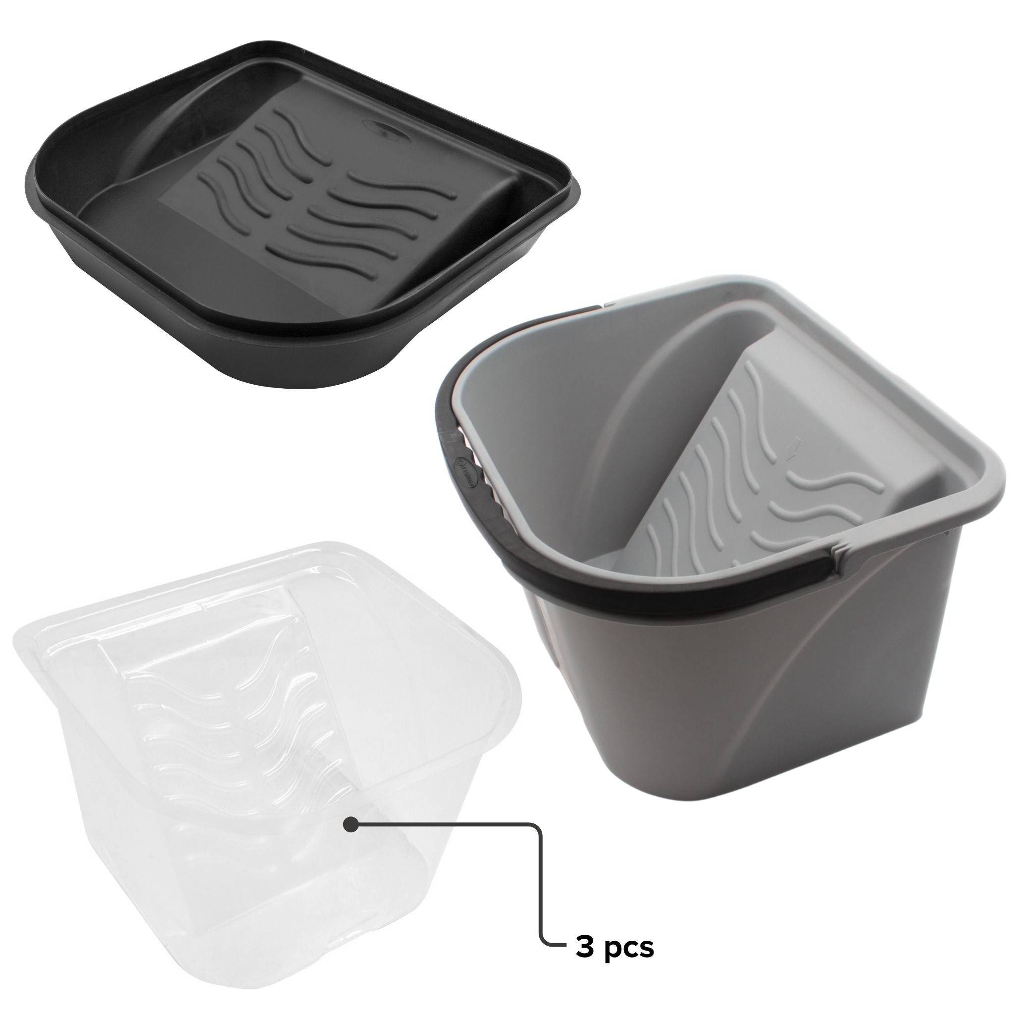 7" Paint Bucket, Cover, & Liners – DIY Painting Supply
