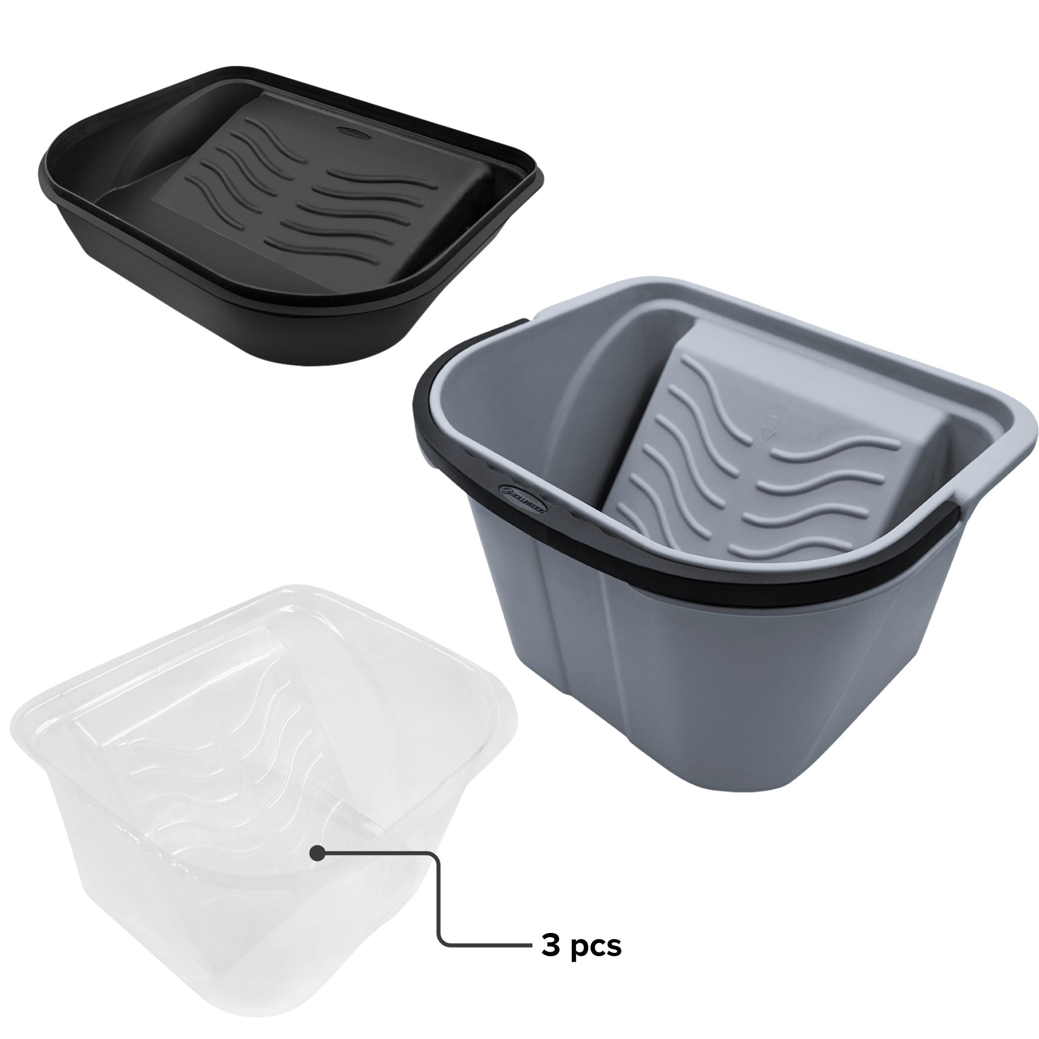 9" Paint Bucket, Cover, and Liners – DIY Painting Supply
